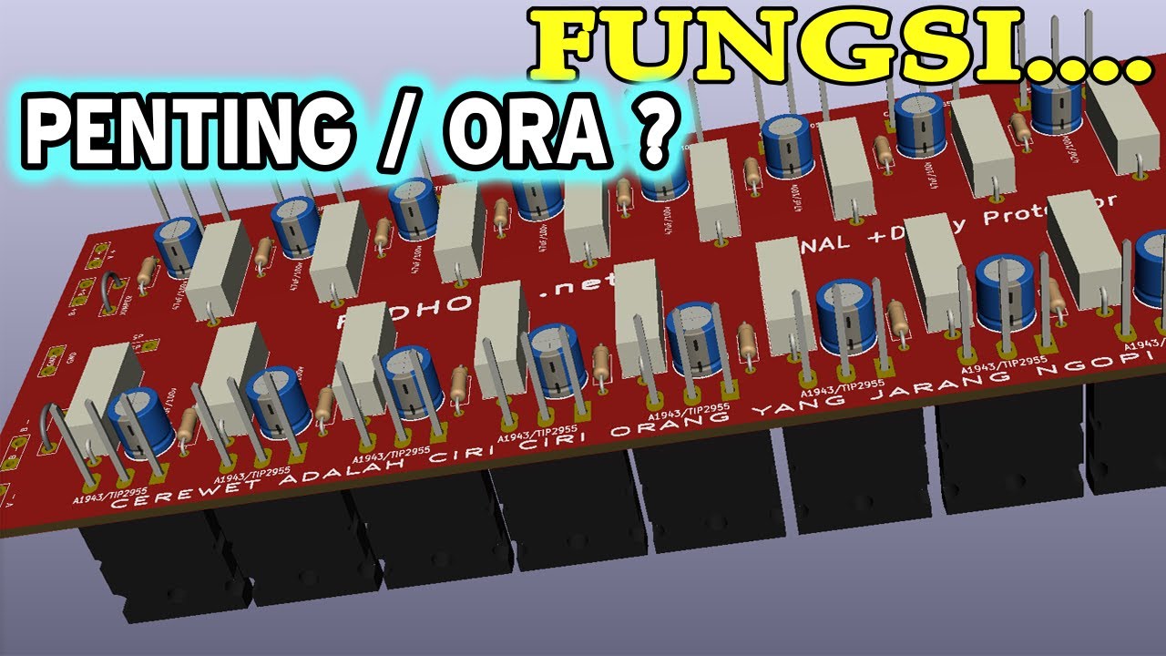 Fungsi Elco Di Transistor Final Amplifier - YouTube