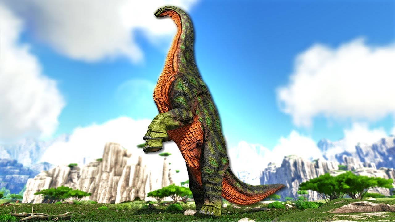 🔴ARK Brachiosaurus BIG Brontosaurus BEST TAMING METHOD |🔴 Addi.- ARK ...