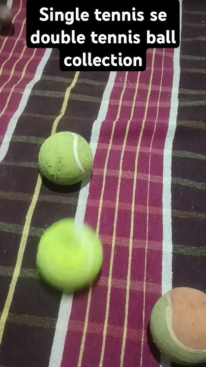 single tennis se double tennis ball collection please subscribe to my ...