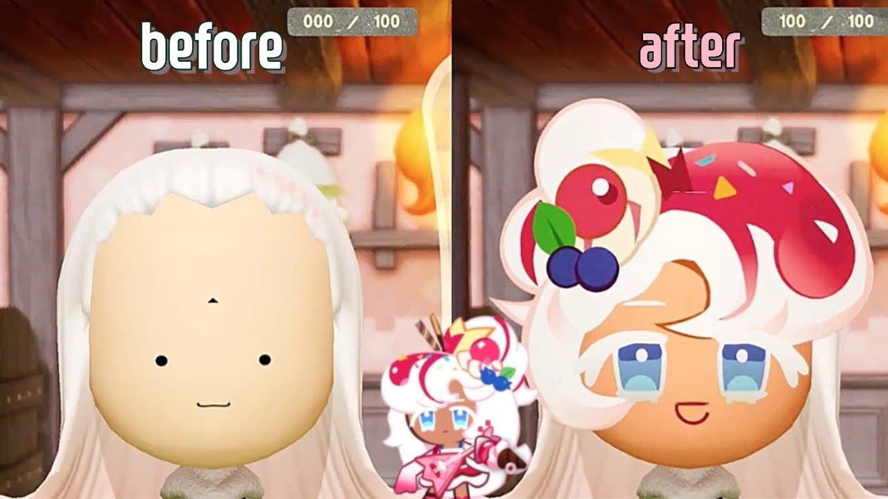 미토피아-파르페맛쿠키 커스텀 과정 [miitopia-Cookie Run: Kingdom] - YouTube