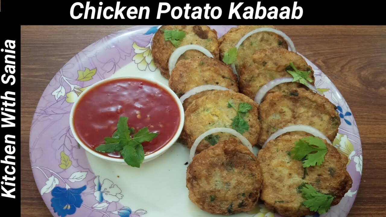 Yummy And Tasty Chicken Potato Kabab/Cutlets By Kitchen With Sania|How ...