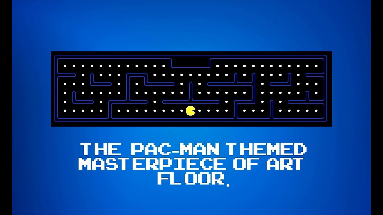 The Pac-Man Themed Masterpiece Of Art Floor. - YouTube