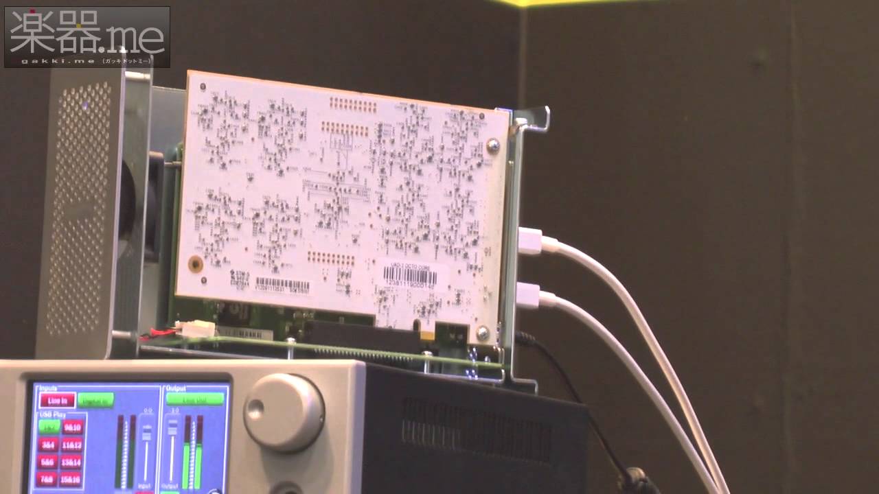 【速報・Inter BEE 2012】UNIVERSAL AUDIO「UAD-2 OCTO」 - YouTube