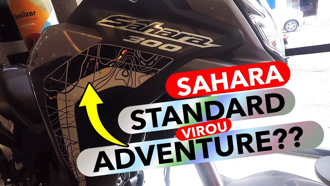 OLHE QUE TOP ESTES ADESIVOS DA SAHARA 300 ADVENTURE AJUSTADO PARA ...