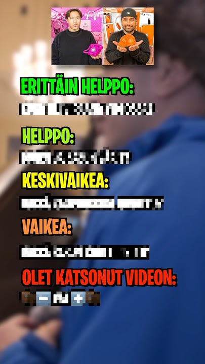 SAATKO TÄYDET PISTEET? - YouTube