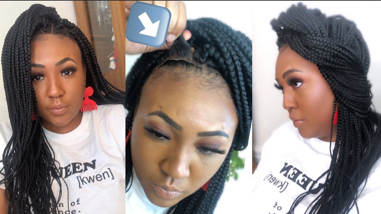OMG! Look At This Wig Ya'll!! Natural looking braid wigs! How to find ...