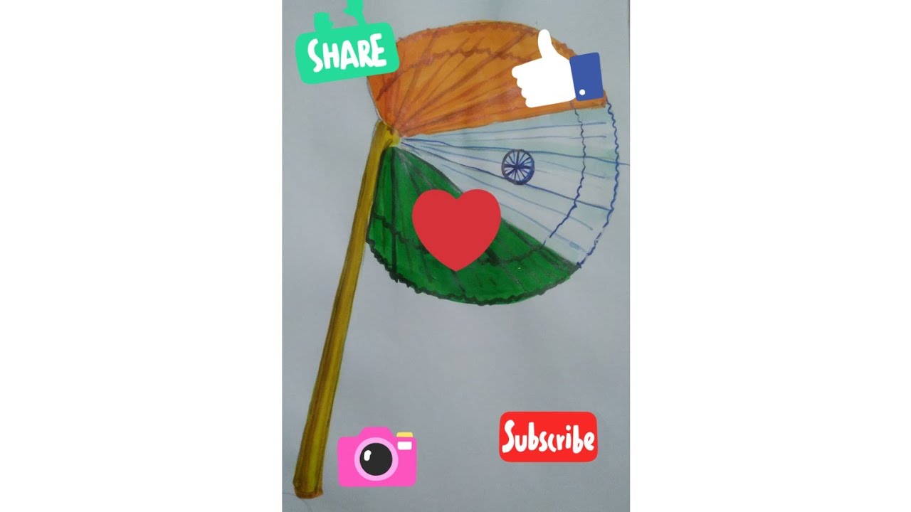 Easy Hand Fan drawing।। Tutorial ️ Artist-Pradip Pal।। Suryadeep Art ...