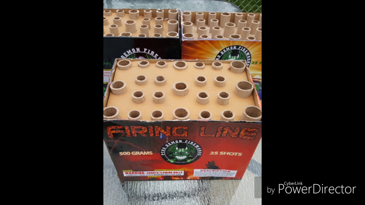 New 2017: FIRING LINE/ 500G/ Pyro Demon Fireworks - YouTube