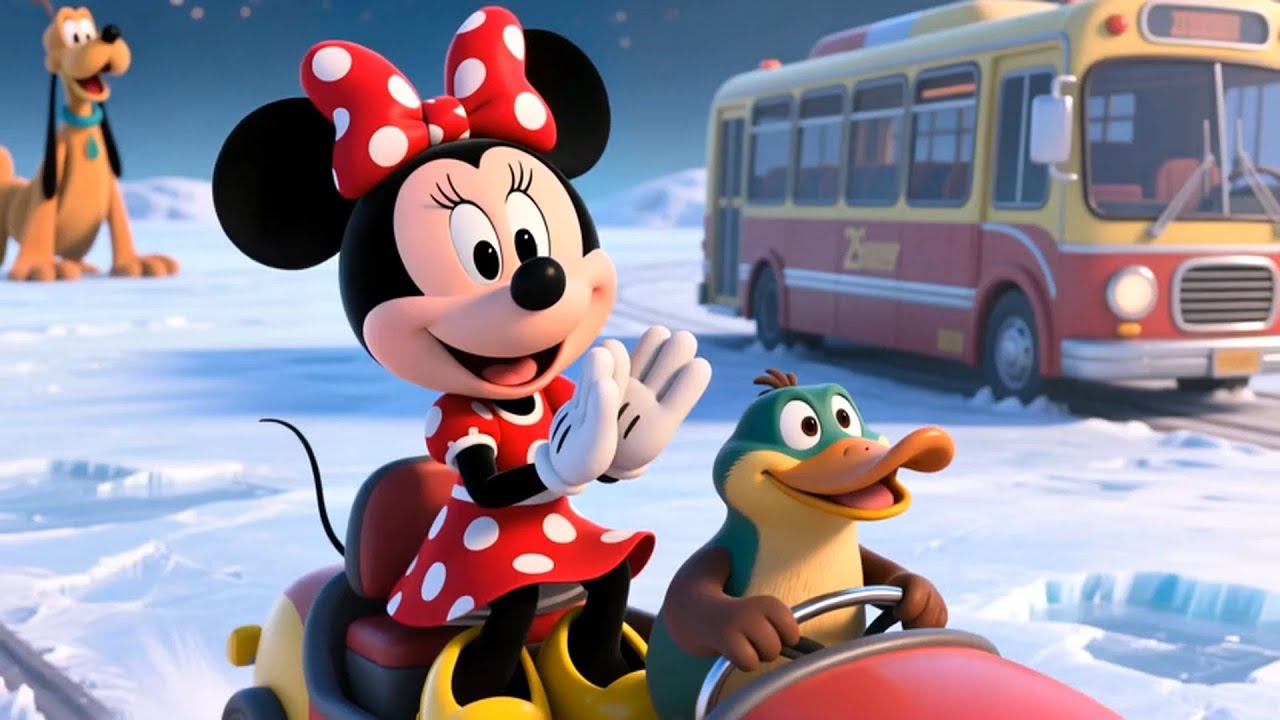 Minnie Mouse Bus Adventure 🚌 with The Platypus Who Picked Peaches on ...