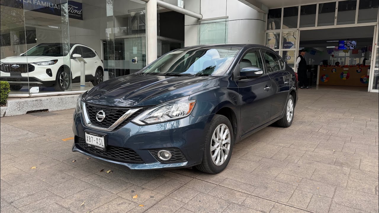 Nissan Sentra Advance CVT 2017 Azul - YouTube