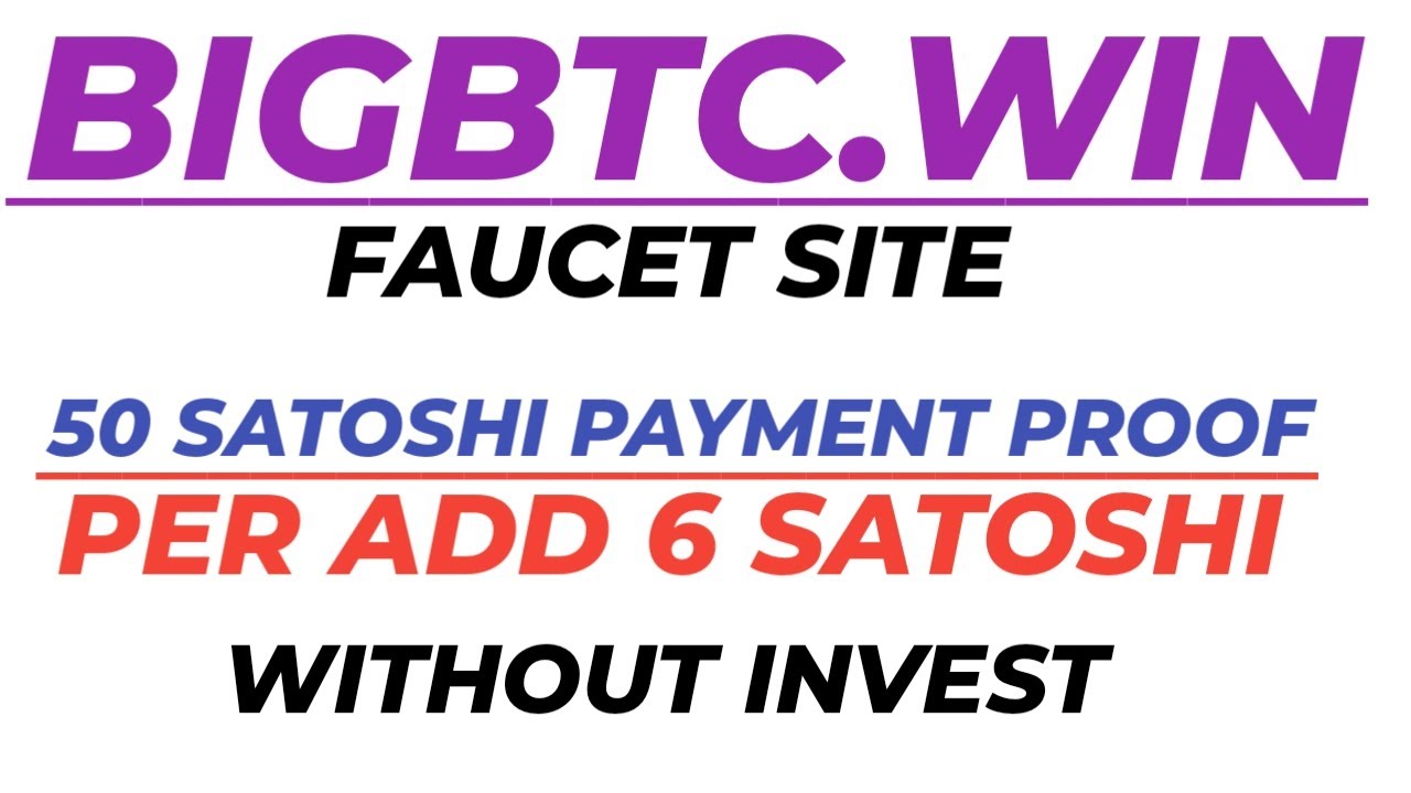 50 Btc Satoshi Payment Proof / High Paying Btc Earning Site / Daily 500 ...