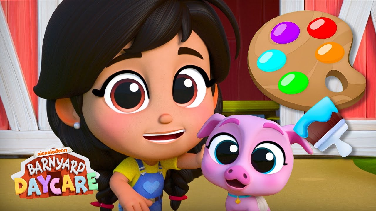 BRAND NEW SERIES: Guess the MISSING Colors Game w/ Farmer Mia! #1 🎨 ...