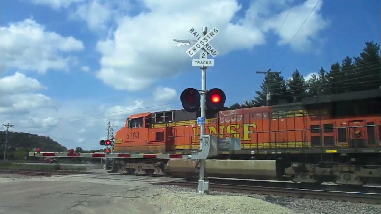 BNSF 5183 West UCHHSTC Filmed In Trenton Township WI (7-28-2023) - YouTube