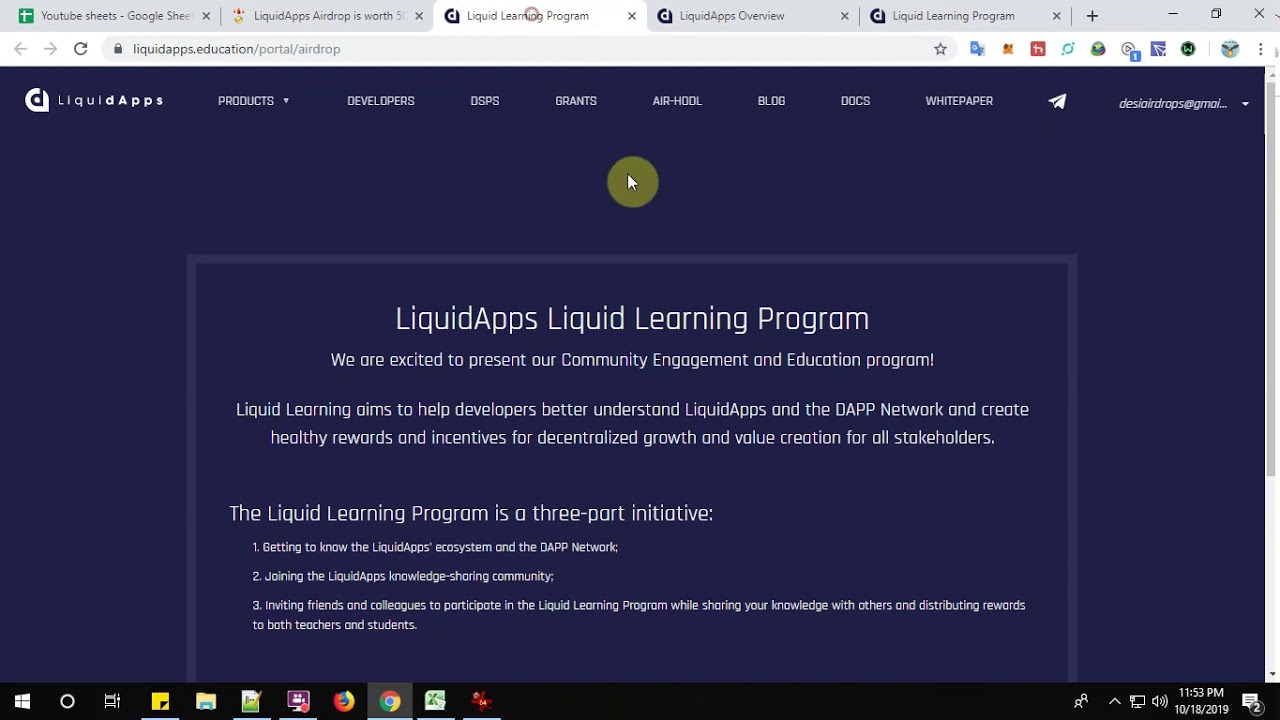 LiquidApps Airdrop - YouTube