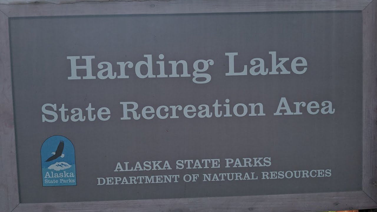 Harding Lake Alaska State Recreation site and RV park walkthrough - YouTube