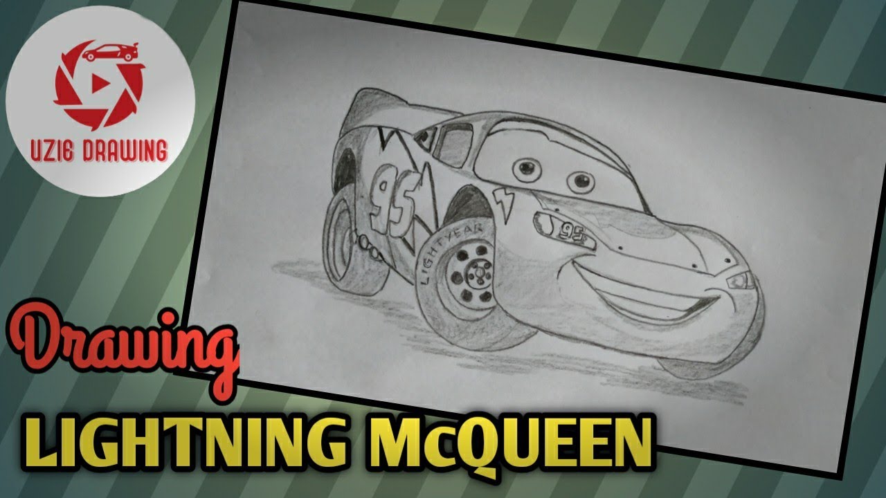 Drawing Lightning McQueen | Cars Movie | Disney Pixar - YouTube