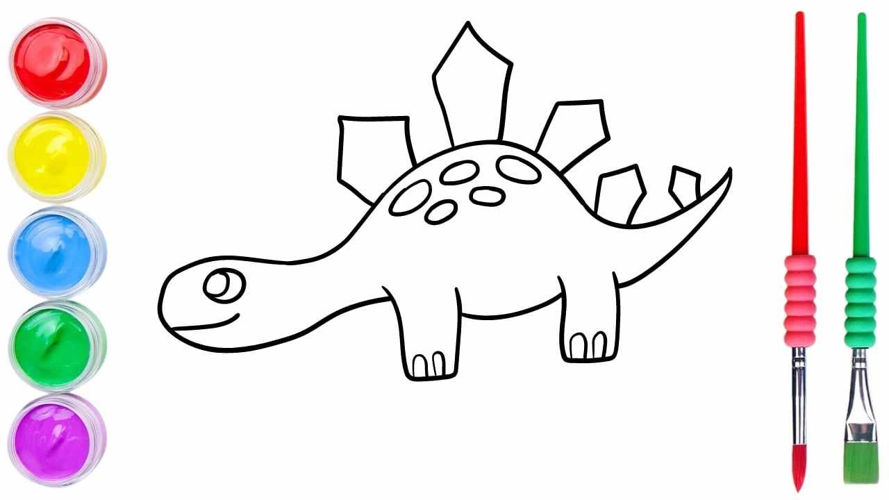 New Dragon Drawing || Baby Dragon Drawing Painting, Coloring for Kids ...