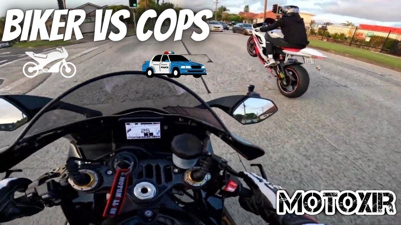 BIKER VS COPS / EXTREME MOTORCYCLE CRASH! - YouTube