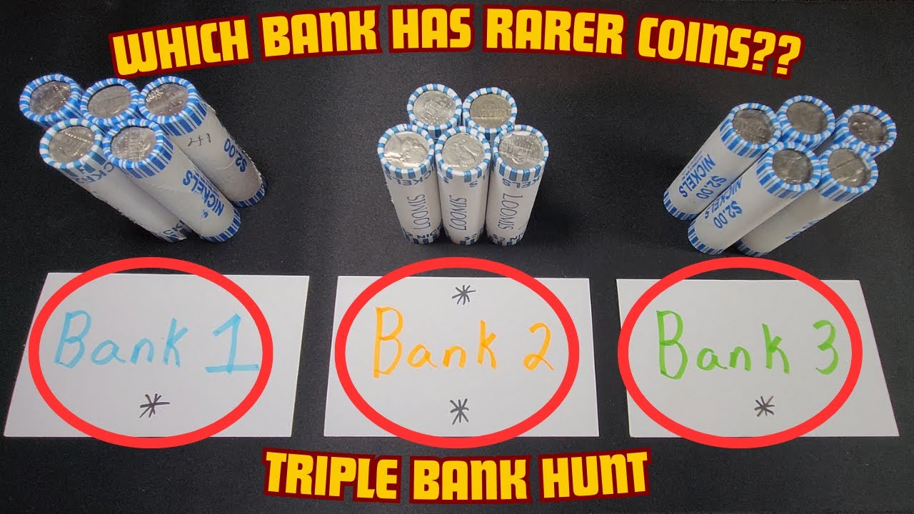 Which Bank Has The Best Coins?? (Triple Bank Coin Hunt!) - YouTube