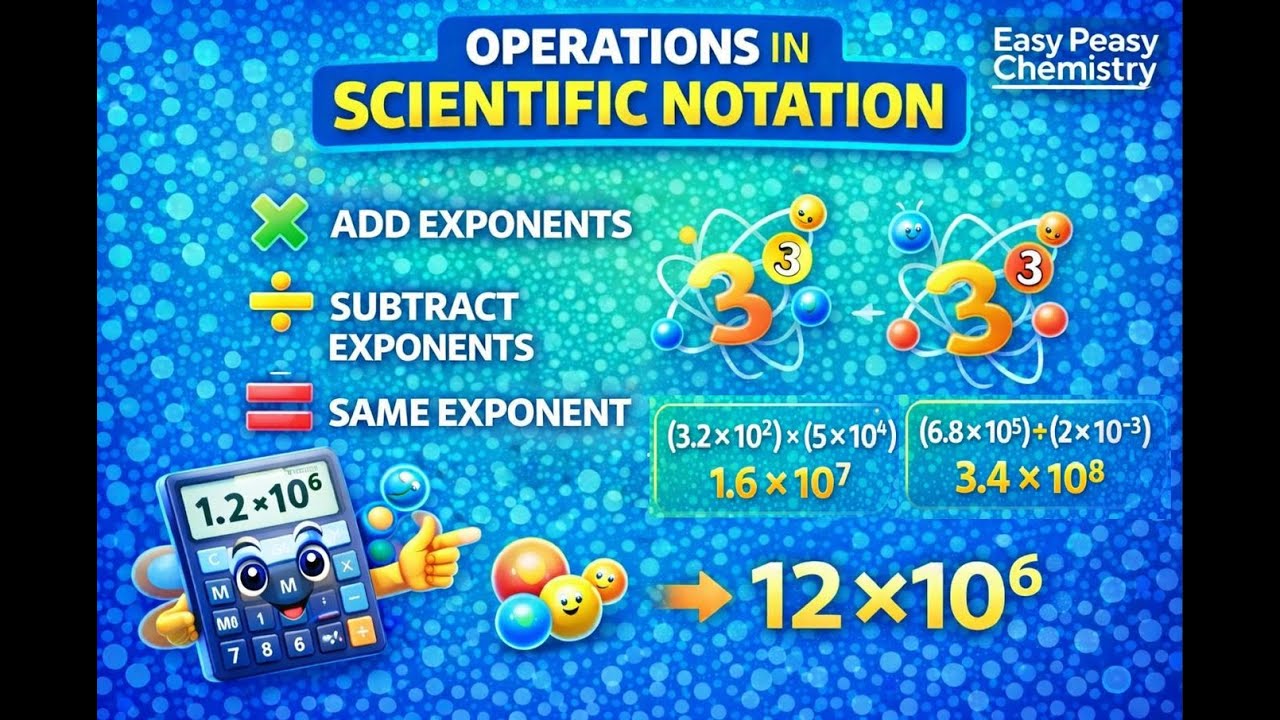 Scientific Notation Operations Simplified | A-to-Z Tutorial - YouTube
