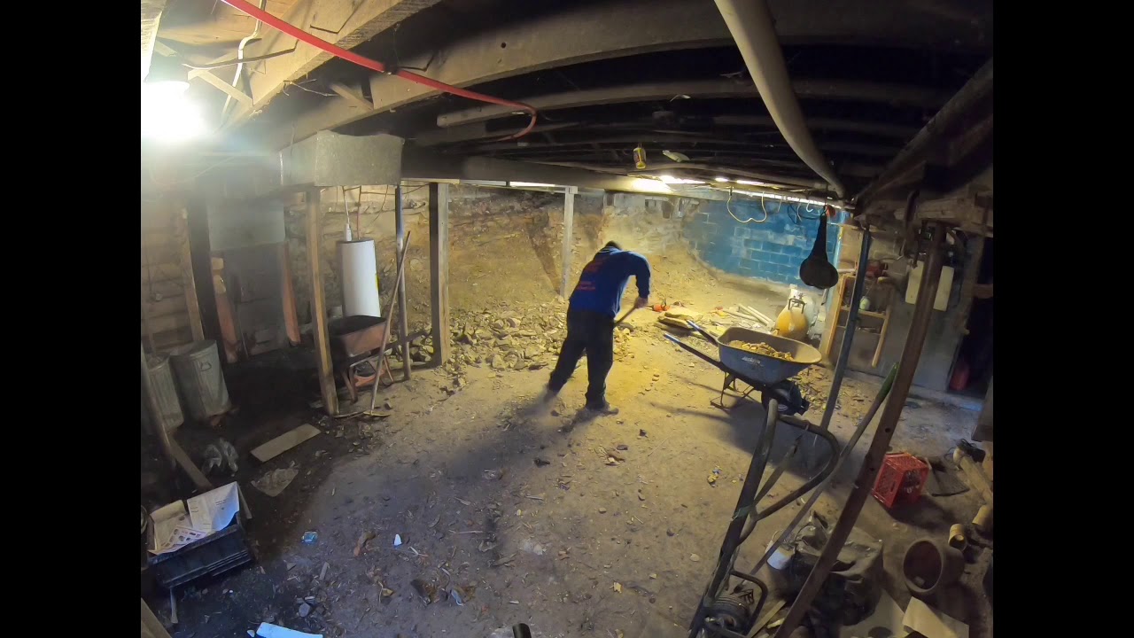 Working in our Basement - YouTube