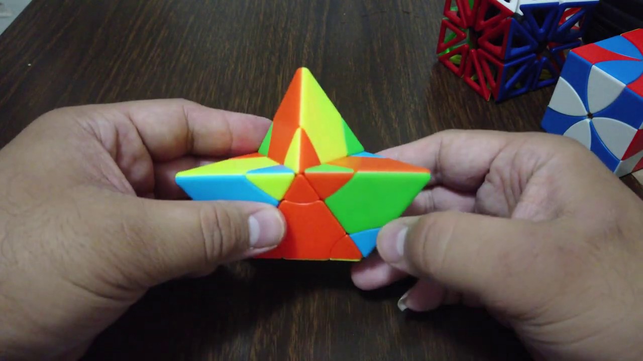 (SOLVING) Funs Limcube 2x2 Transform Pyraminx Stickerless Cube - YouTube