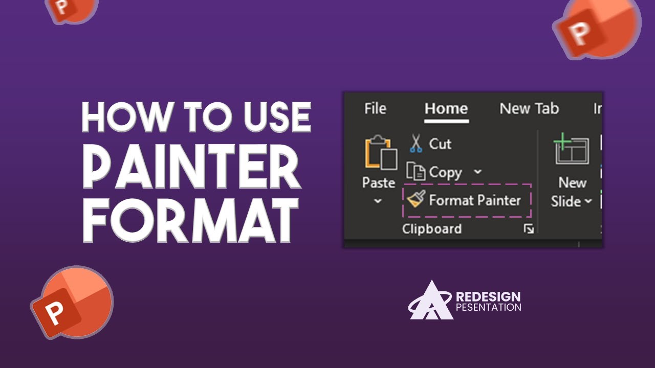 Use of FORMAT PAINTER in PowerPoint - YouTube