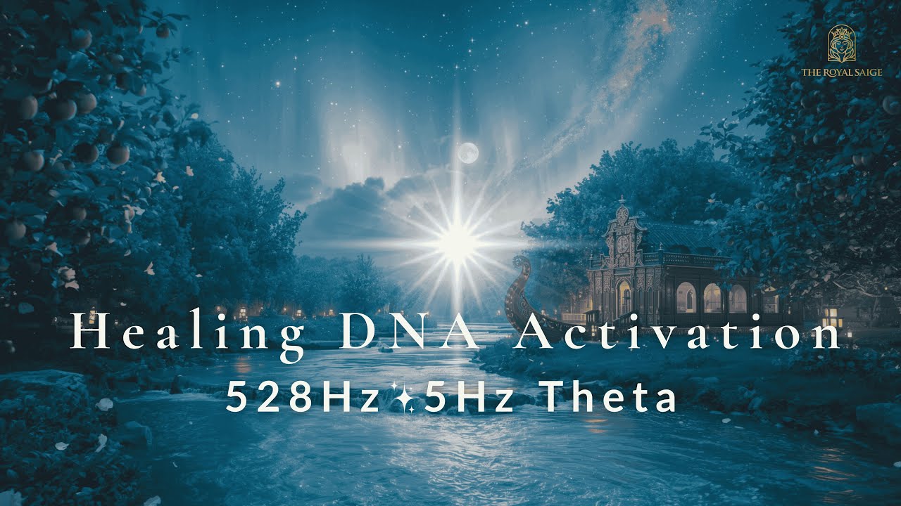 528Hz Miracle Tone Healing DNA Activation & 5Hz Theta Meditation - YouTube