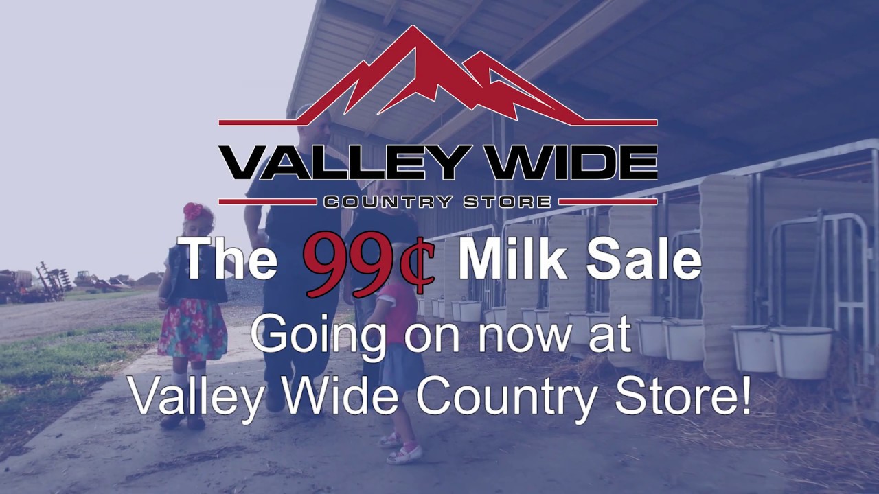 Valley Country Store Milk Sale! 4 2020 - YouTube