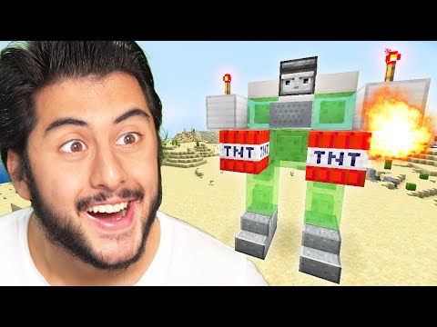 SAVAŞ ROBOTU!! MİNECRAFT EFSANE Mİ? GERÇEK Mİ?