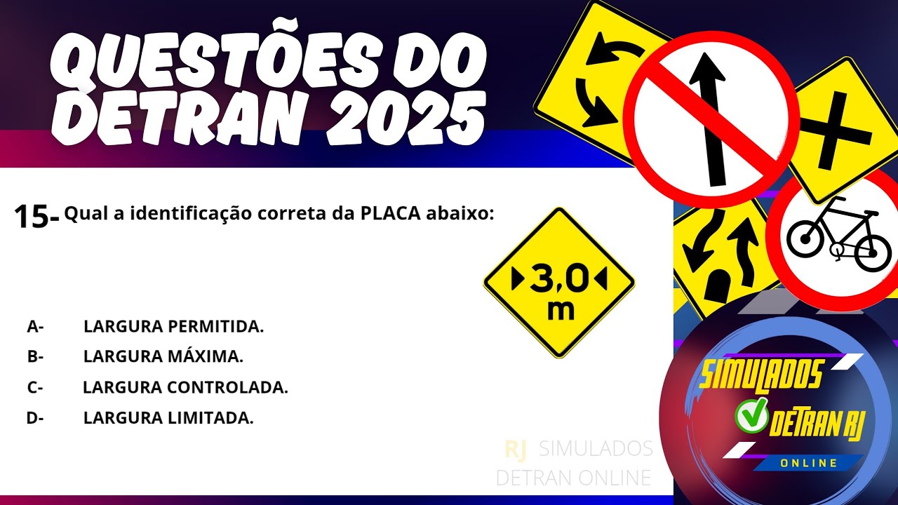 Simulado DETRAN 2025: Como PASSAR na PROVA do Detran 2025 # ...