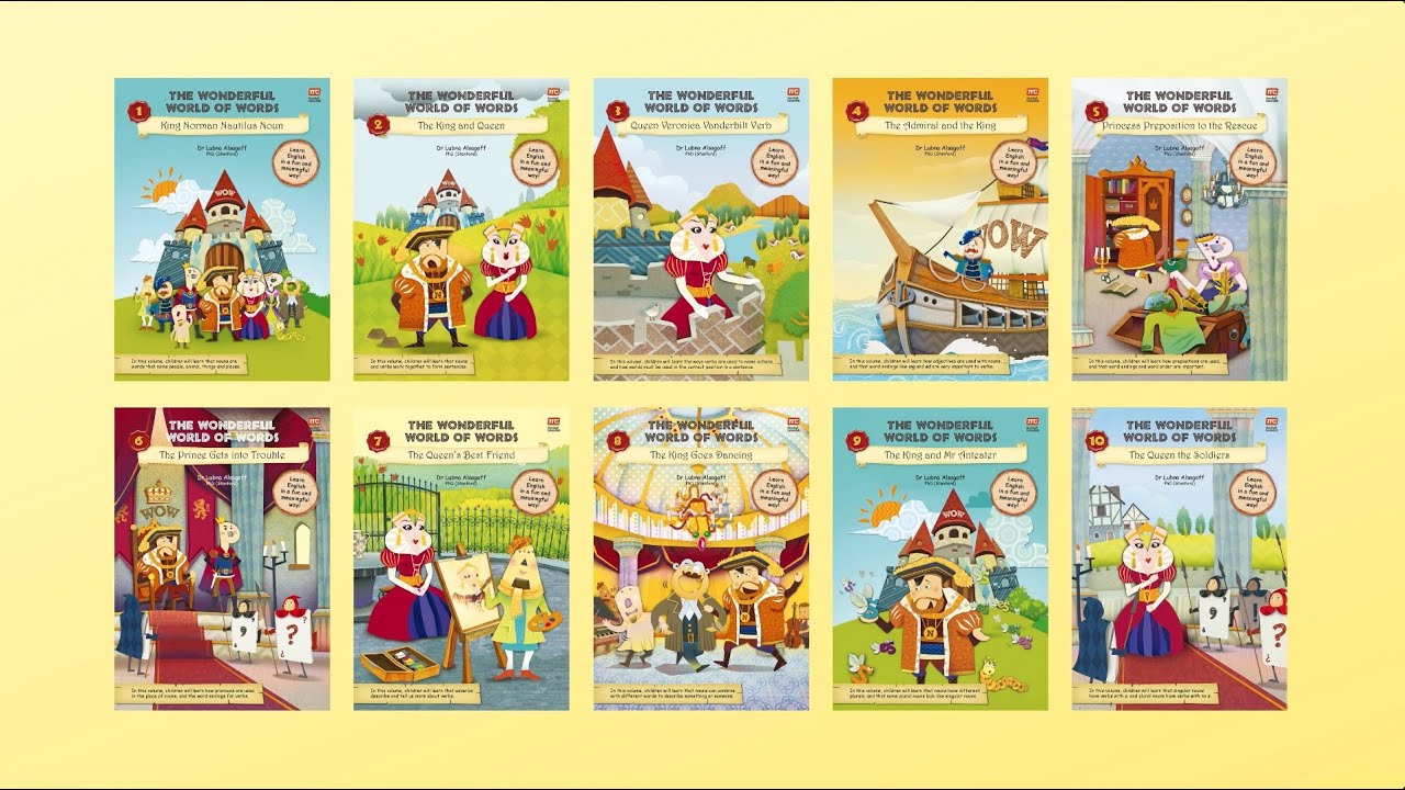 [Book Trailer] The Wonderful World Of Words (series) - YouTube