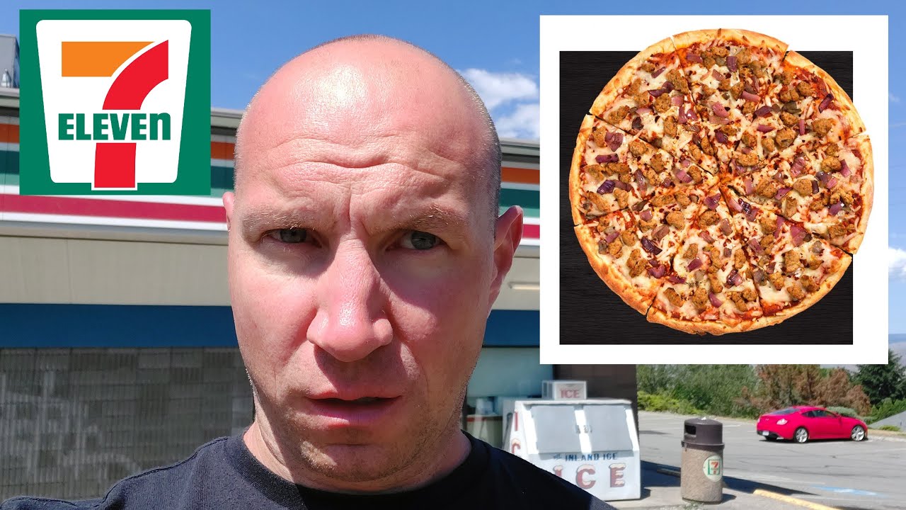 7-Eleven's New Italian Spicy Sausage Pizza! - YouTube