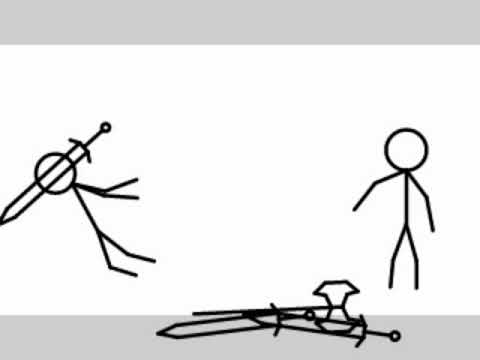Stickman fighting animation - YouTube