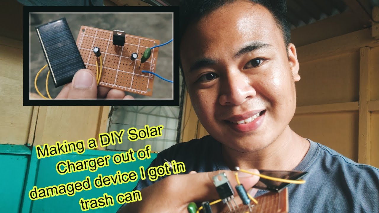 How to Make a DIY Solar Charger - YouTube