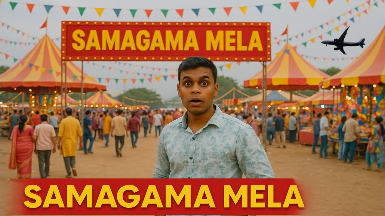 My First Vlog at SAMAGAMA MELA 2025 🎡 | Colorful Festival Moments ...