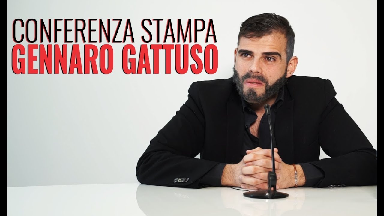 Gennaro Gattuso SCATENATO in conferenza stampa - YouTube