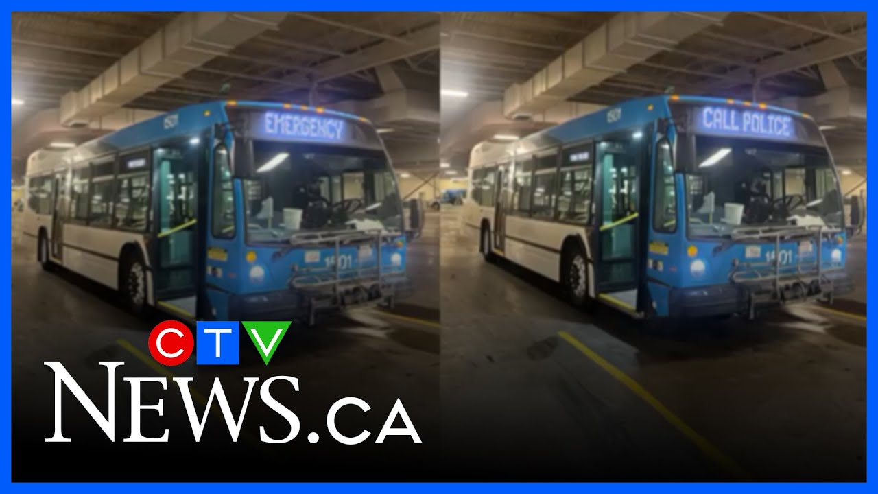 Saskatoon transit buses equipped with emergency distress signal - YouTube