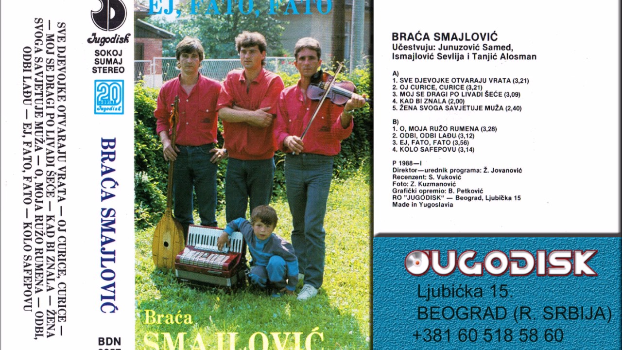 Izvorna grupa Braca Smajlovic - O moja ruzo rumena - (Audio 1988) - YouTube