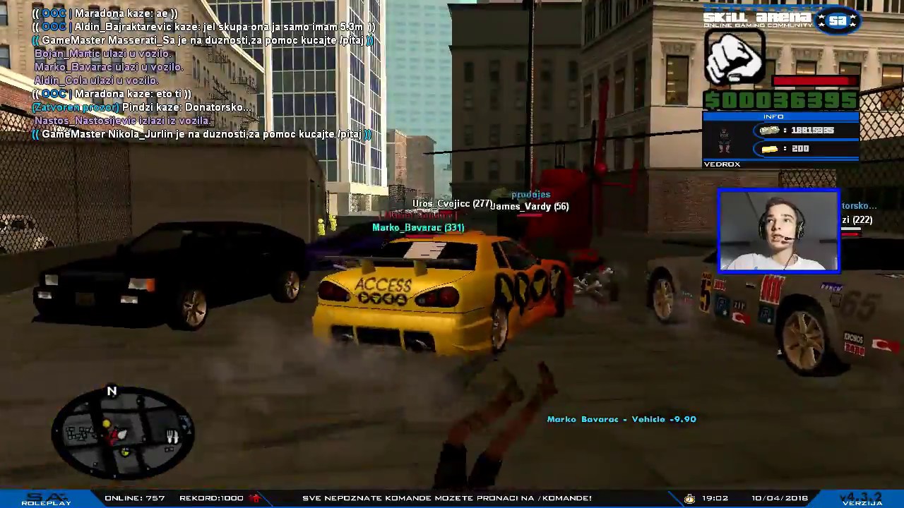 Postao sam vodja admina na Skill Arena SAMP | Admin prank - YouTube