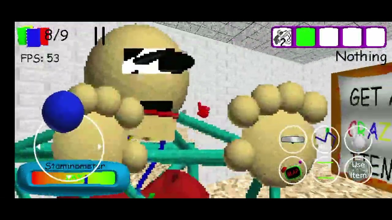 3x3 Room Map Mode. medium mode "yellow". Baldi's basic Full remastered ...