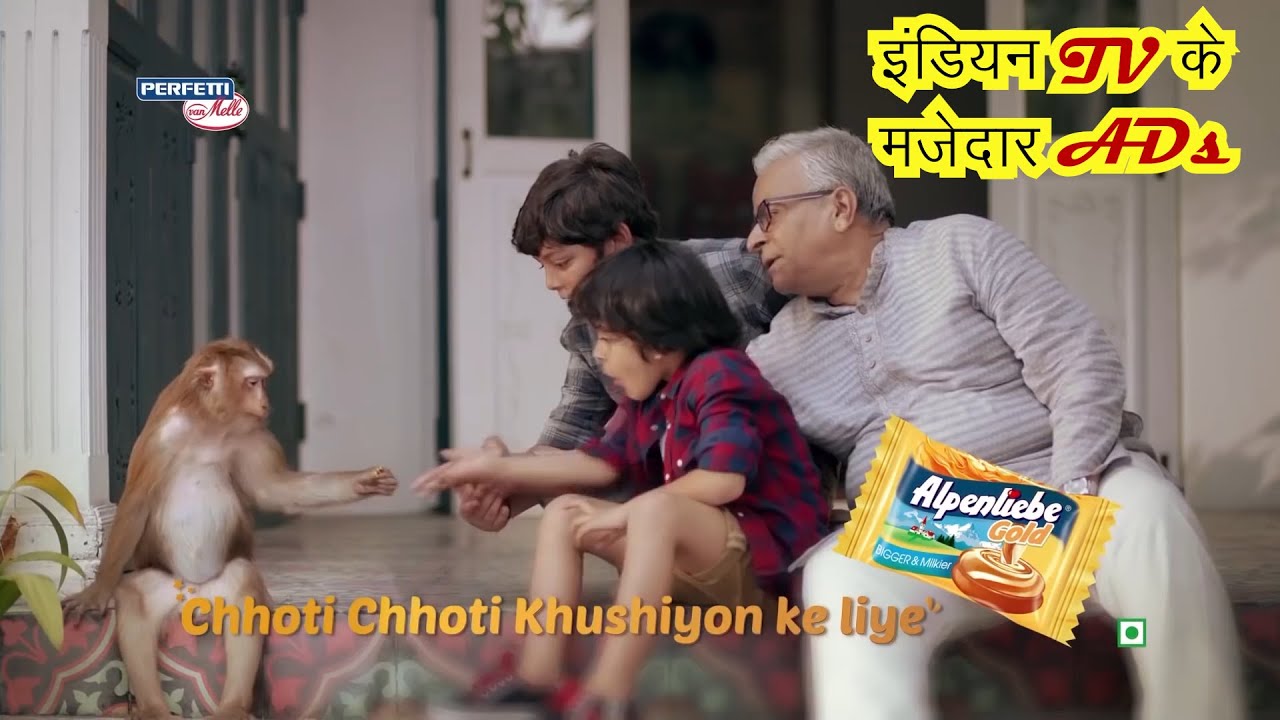 Most funny Indian TV ADs (Alpenliebe) - YouTube