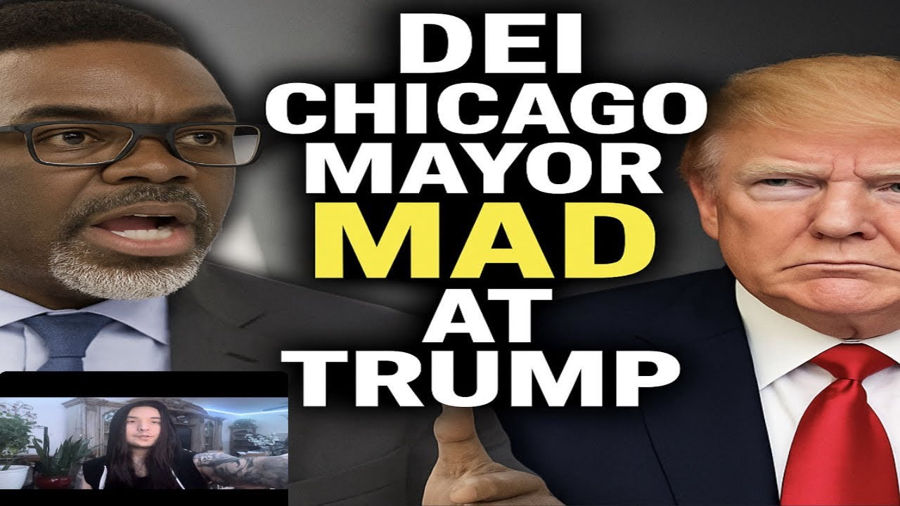 DEI Chicago Mayor mad at Trump for wanting to send troops to Chicago ...