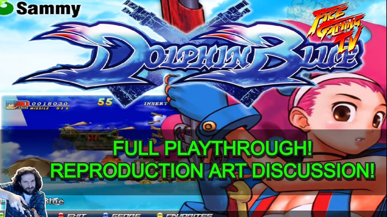 Dolphin Blue Arcade Playthrough | Atomiswave Port | Dreamcast | Iso ...