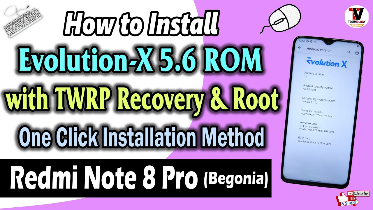 Redmi Note 8 Pro | Evolution X 5.6 Custom ROM Installation Guide with ...