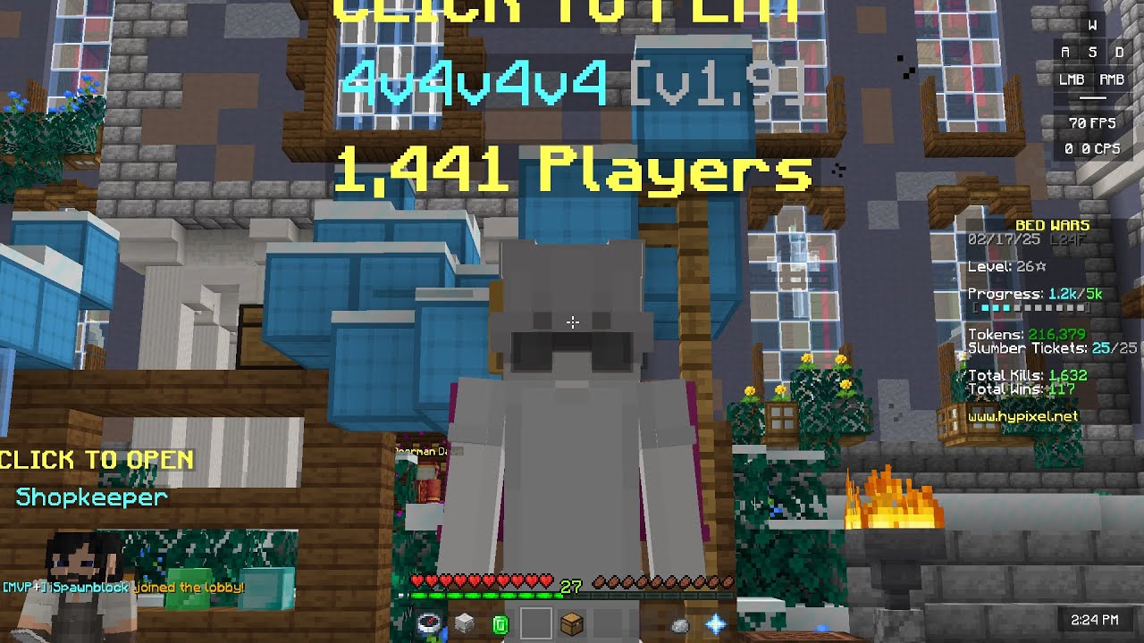 playing bedwars 4v4v4v4! - YouTube