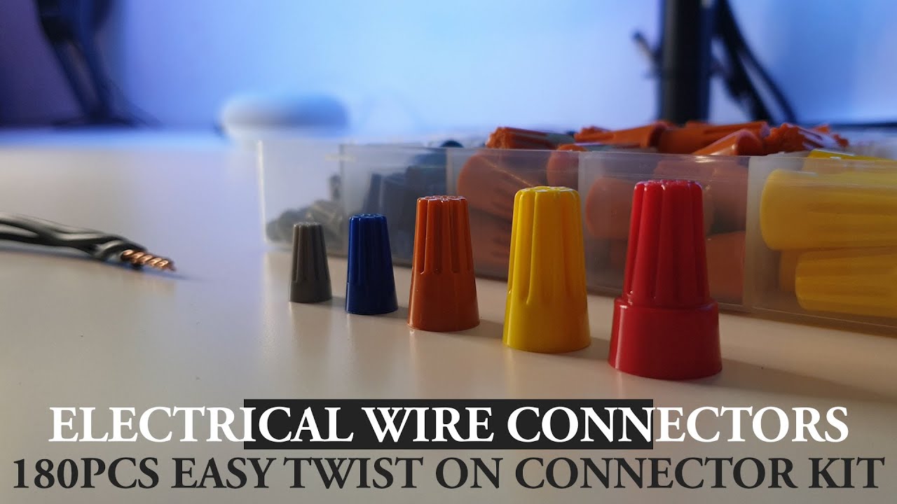 180PCS Electrical Wire Connectors Screw Terminals - YouTube