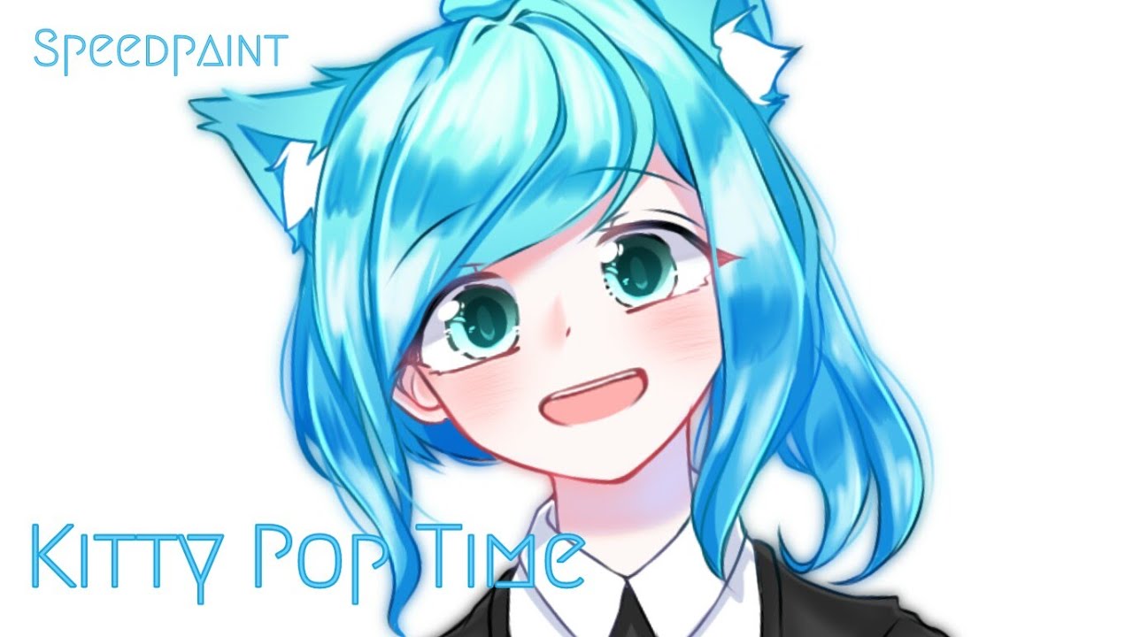 Gift for Kittypop Time || Turning Gachatubers to Anime Art! - YouTube