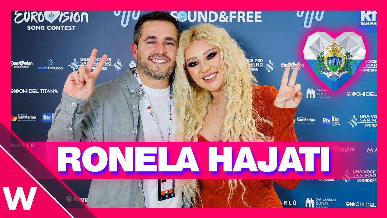 Ronela Hajati – “SALVAJE” Interview | Una Voce per San Marino - YouTube