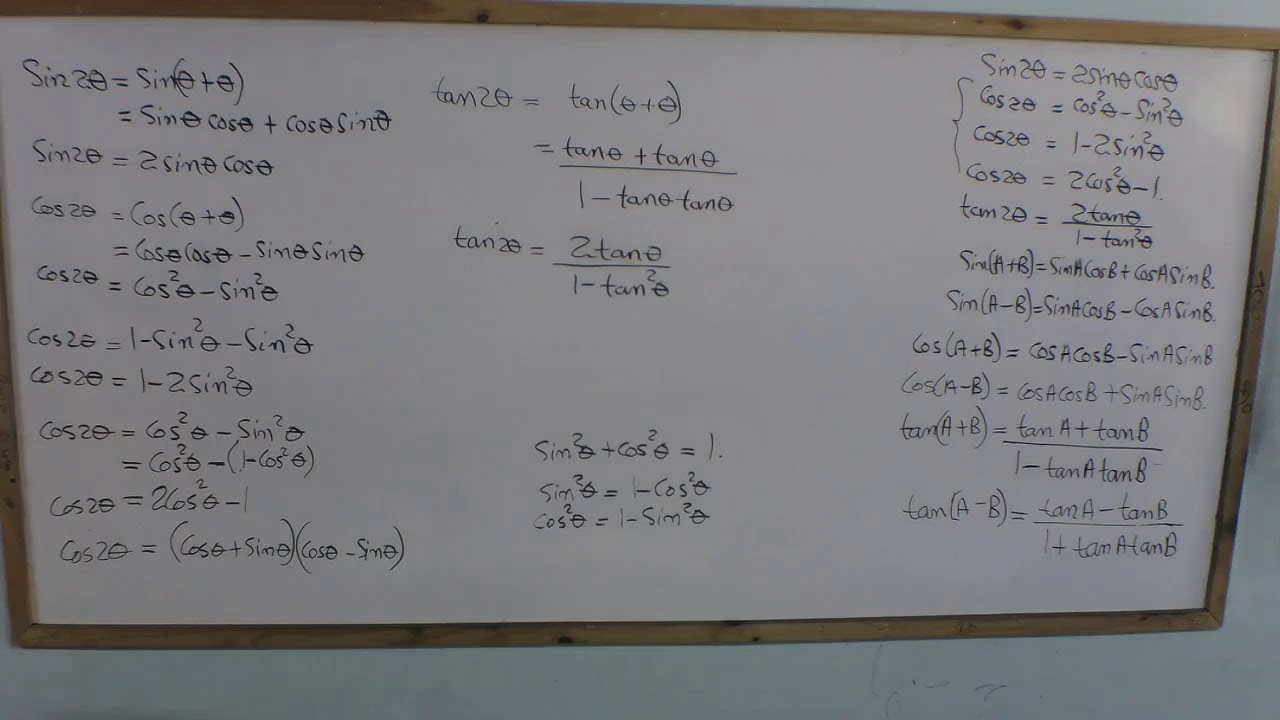 Add Math Basic Trig Identities - YouTube
